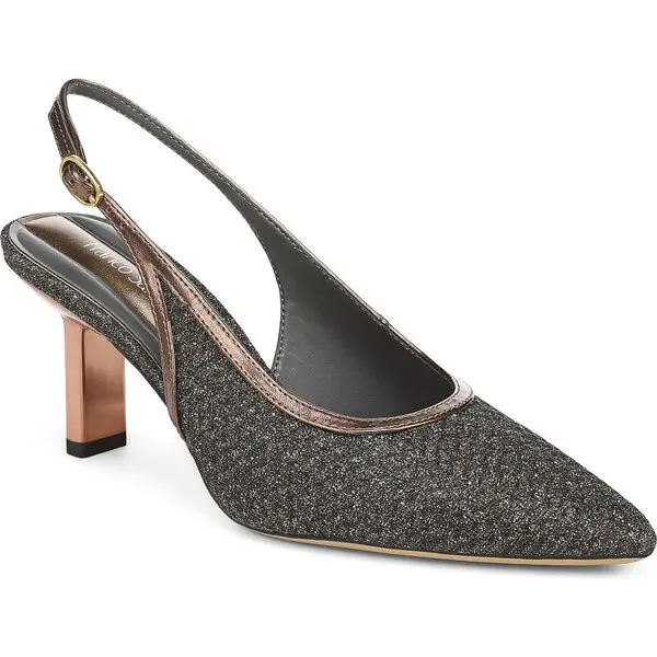 Franco Sarto Jurina Slingback Pump - Brown Fabric