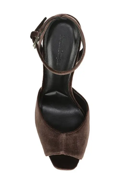 FAVORITE DAUGHTER Yamine Ankle Strap Sandal - Coffee Bean