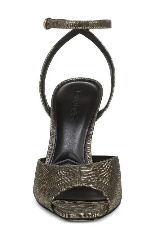 FAVORITE DAUGHTER Yamine Ankle Strap Stiletto Sandal - Gold