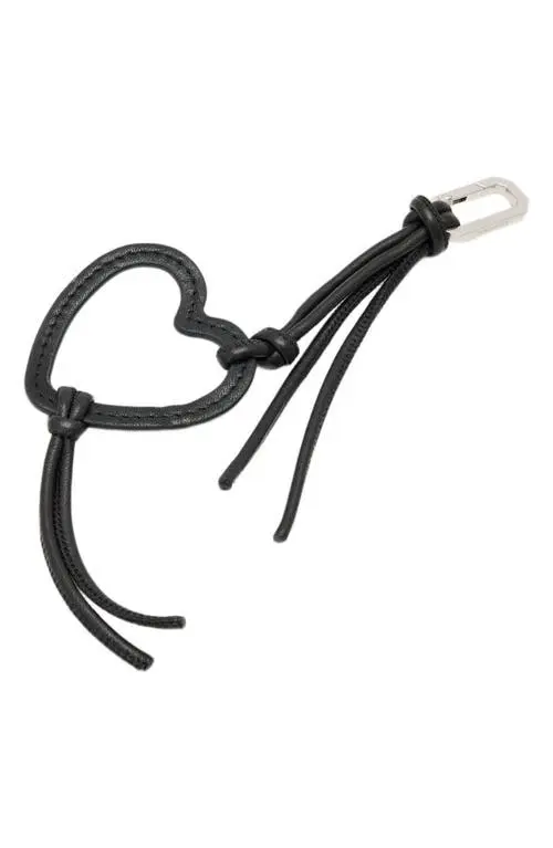 ALLSAINTS Heart Leather Bag Charm