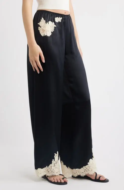DÔEN Lavon Silk Wide Leg Pants