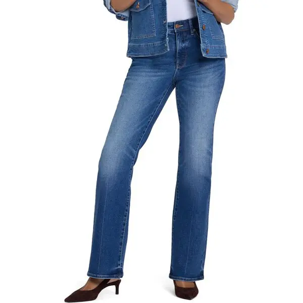 NYDJ Brooklyn High Waist Bootcut Jeans - Anthurium