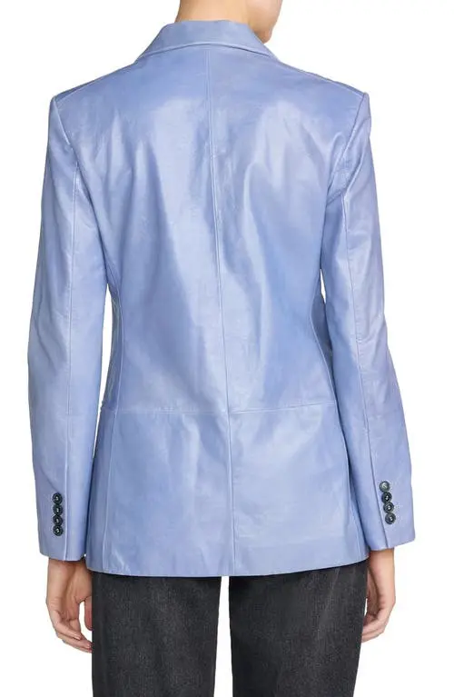 FRAME Boulevard Leather Blazer