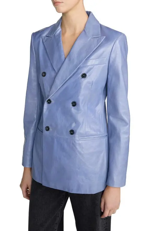 FRAME Boulevard Leather Blazer