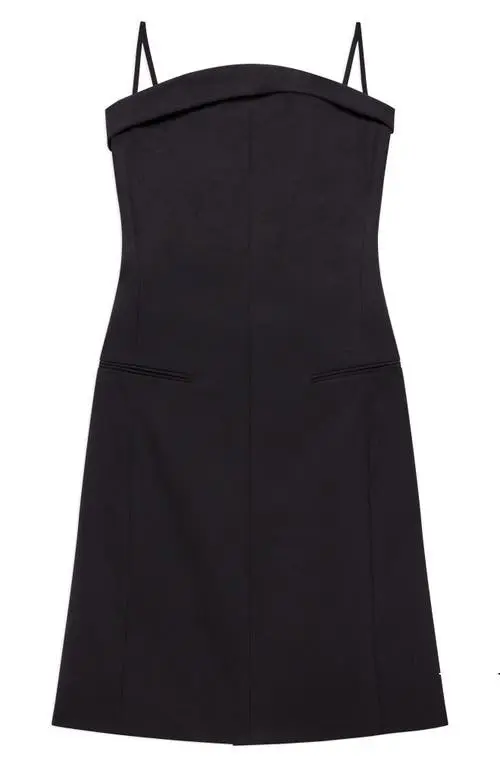 Helmut Lang Wool Blazer Minidress - Black