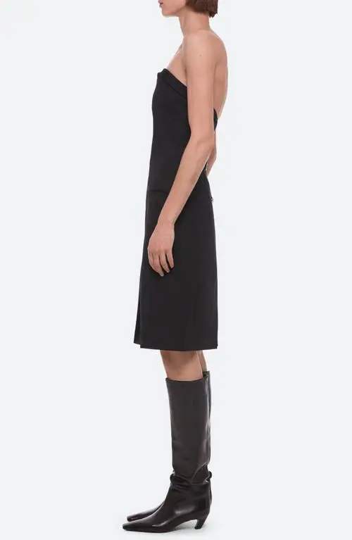Helmut Lang Wool Gabardine Blazer Mini Dress