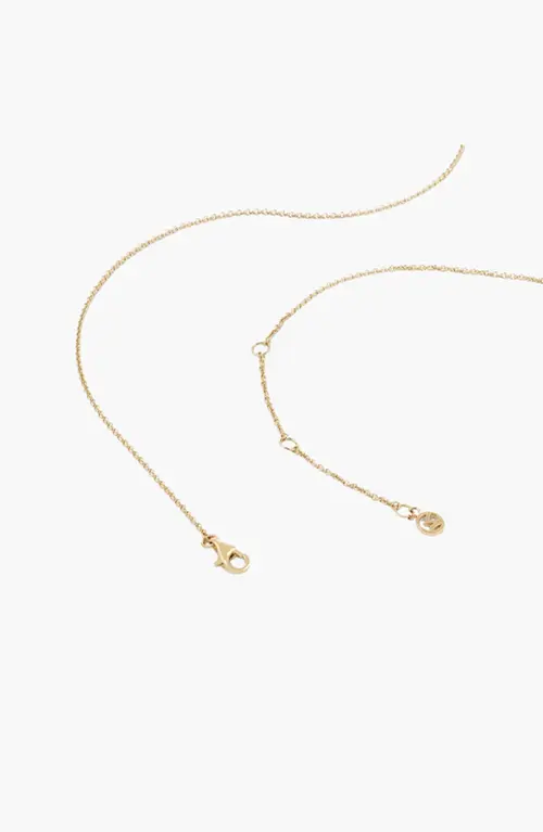 Mejuri Bold Letter Pendant Necklace