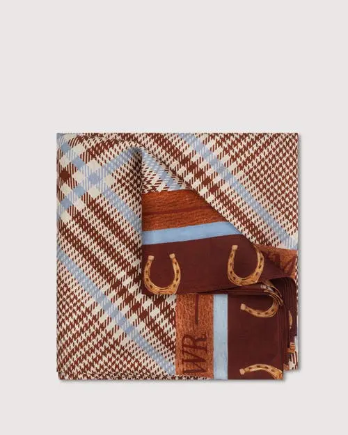 SMWR. BY THE SOMEWHERE CO Moon Court Silk Scarf