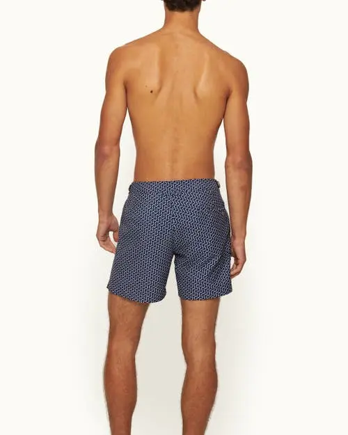 Orlebar Brown Bulldog Jacquard Mid-length Swim Shorts
