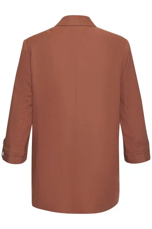 LASCANA Open Front Linen Blazer