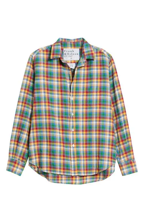 Frank & Eileen Eileen Check Cotton Flannel Button-up Shirt - Multi Check Flannel