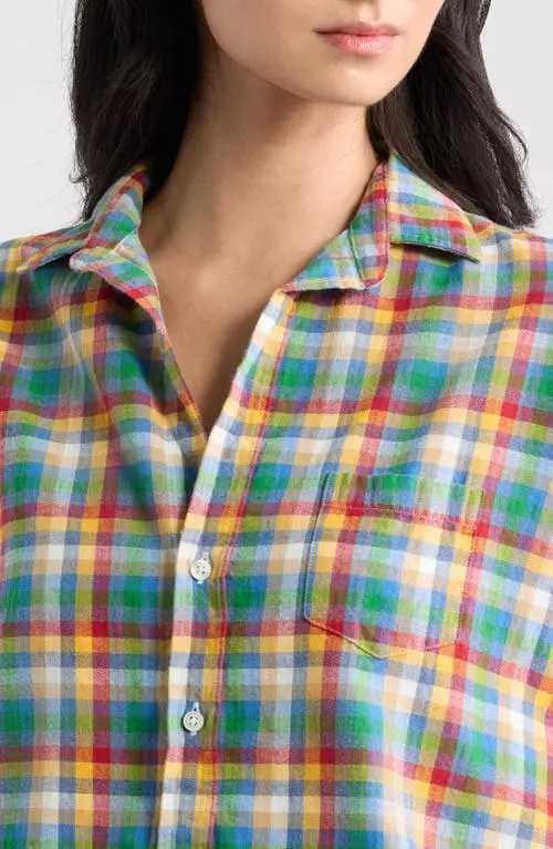 Frank & Eileen Eileen Checked Cotton Flannel Shirt - Multi Check Flannel