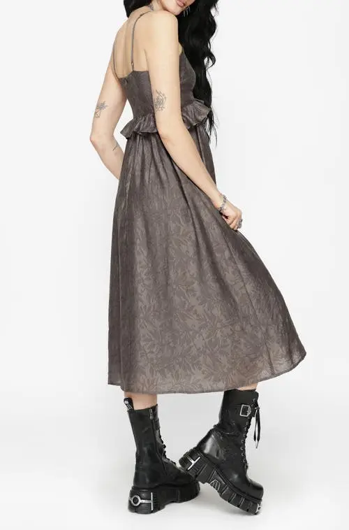 DISTURBIA Ailsa Frill Cami Midi Dress
