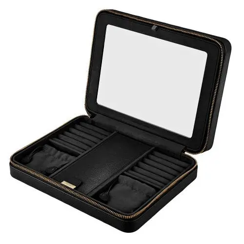 Wolf Lauren Zip Case - Black
