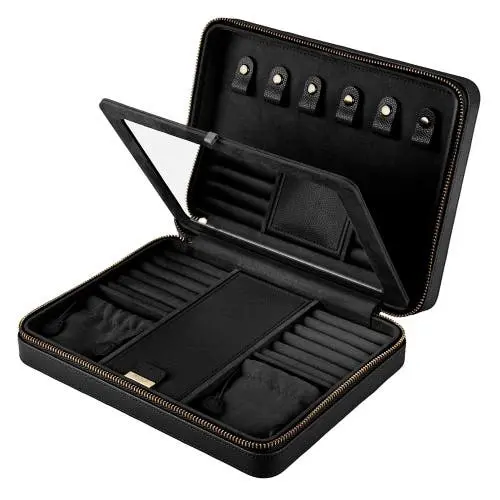 Wolf Lauren Zip Case - Black