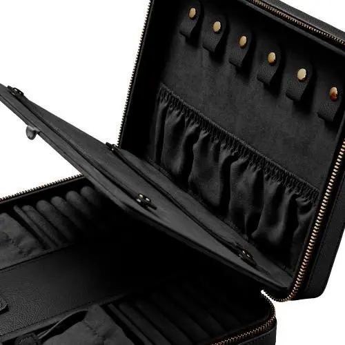 Wolf Lauren Zip Case - Black