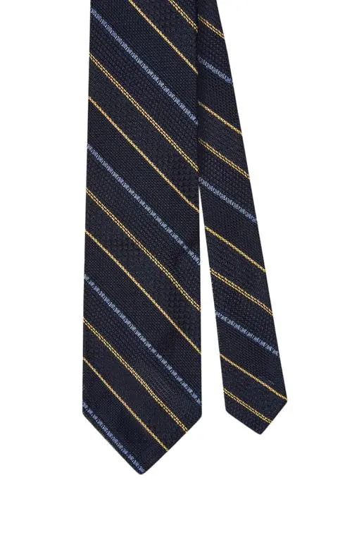 Robert Talbott Duvall Grenadine Rt Signature Necktie - Navy Multi