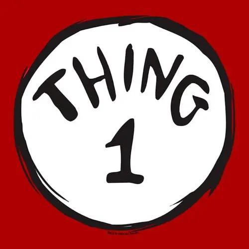 DR. SEUSS Thing 1 Classic Badge T Shirt