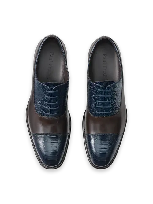 PAUL FREDRICK Cap Toe Oxford