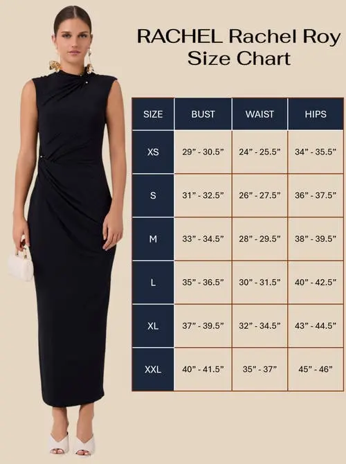 Rachel Rachel Roy Daria High Neck Sleeveless Midi Dress