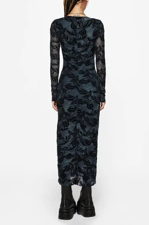 DISTURBIA Bryn Floral Long Sleeve Maxi Dress