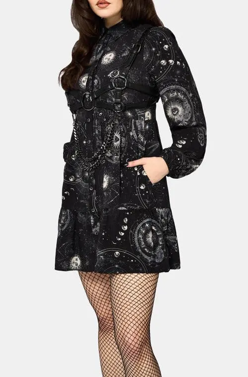 DISTURBIA Elise Mini Shirt Dress