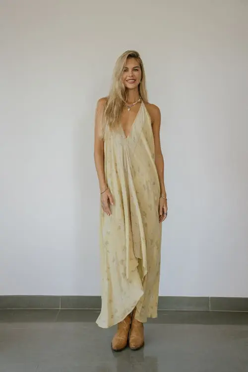 SUN CHILD Classic Silk Dress Revel