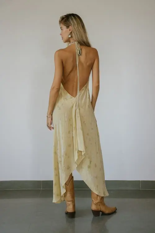 SUN CHILD Classic Silk Dress Revel