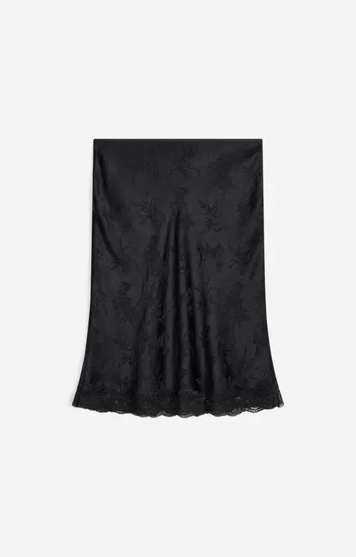 Vanessa Bruno Hasna Jacquard Midi Skirt