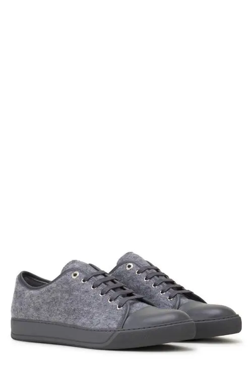 LANVIN Dbb1 Sneakers In Felt And Nappa Leather