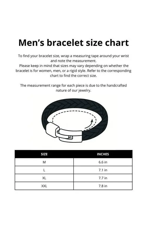 UNODE50 Black Leather Bracelet With Closure