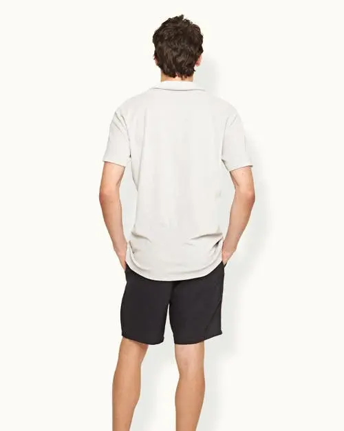 Orlebar Brown Terry Towelling Tailored Fit Towelling Polo Shirt
