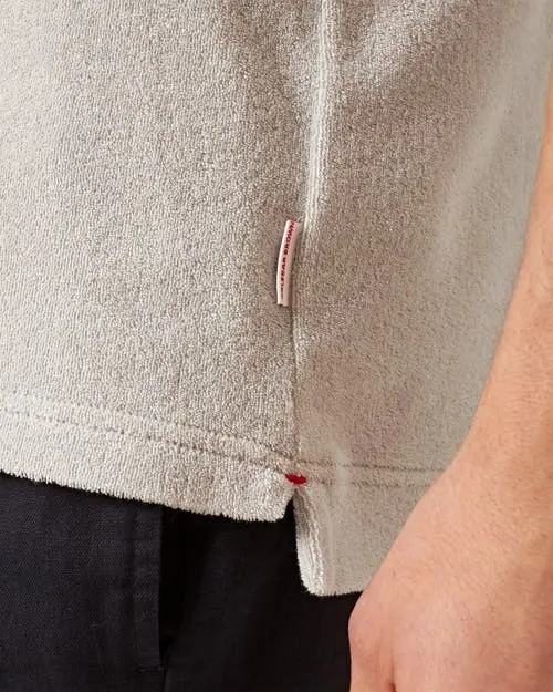 Orlebar Brown Terry Towelling Tailored Fit Towelling Polo Shirt