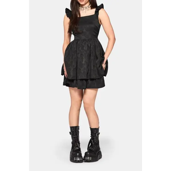 DISTURBIA Elaria Babydoll Mini Dress