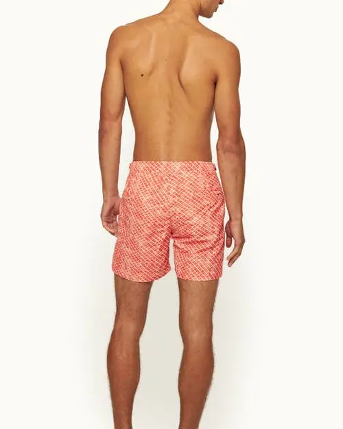 Orlebar Brown Bulldog Tailored-fit Swim Shorts - Summer Red