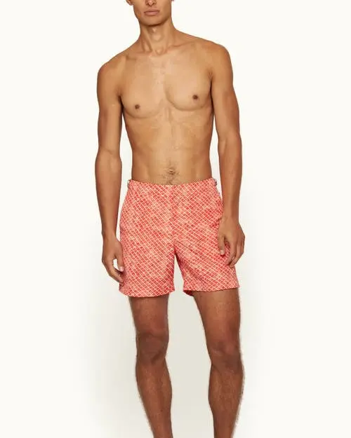 Orlebar Brown Bulldog Tailored-fit Swim Shorts - Summer Red