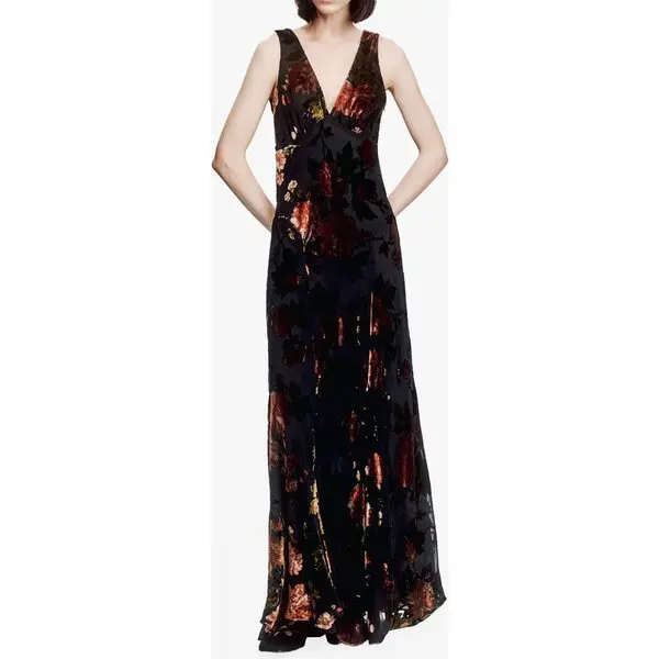 Anna Sui Folia Devore Maxi - Russet Multi
