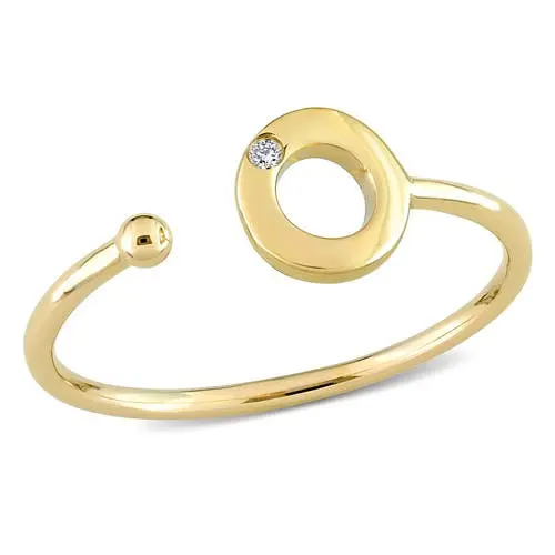 JULIANNA B. Diamond Initial Ring - O