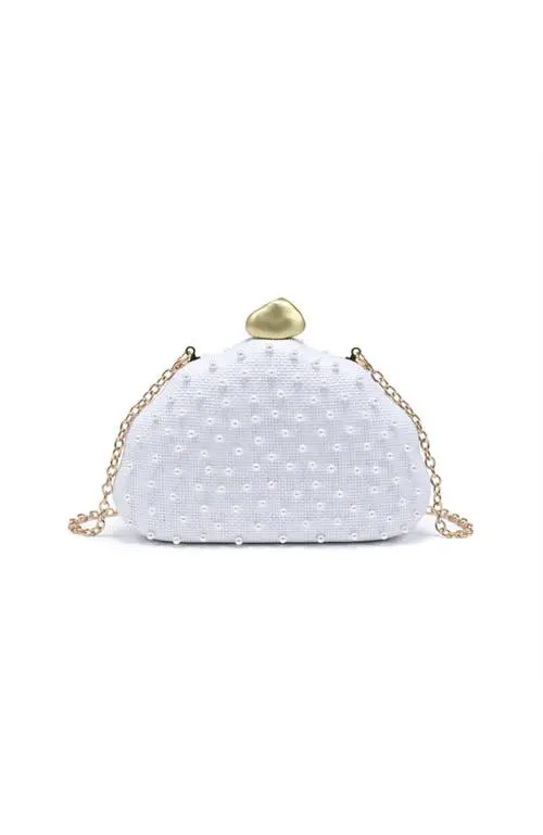 URBAN EXPRESSIONS Valerie Evening Bag - Ivory
