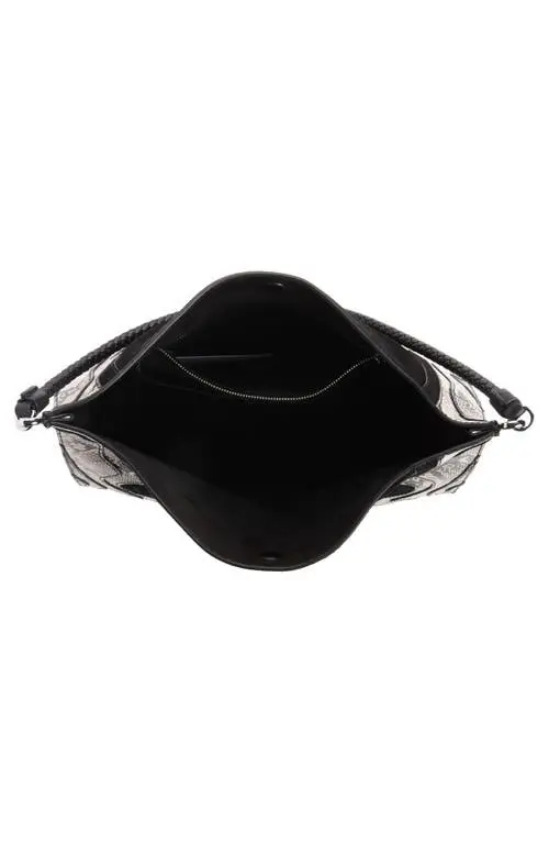 Veronica Beard Vida Leather Shoulder Bag