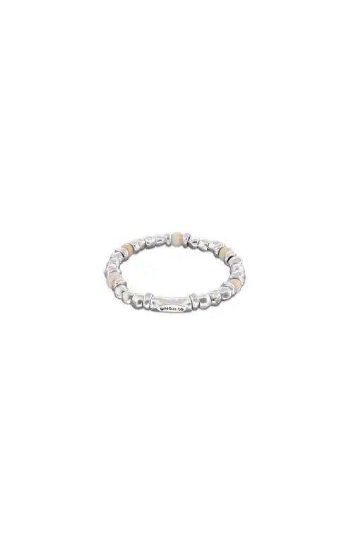 UNODE50 Bracelet With Murano Glass Marfil Beads
