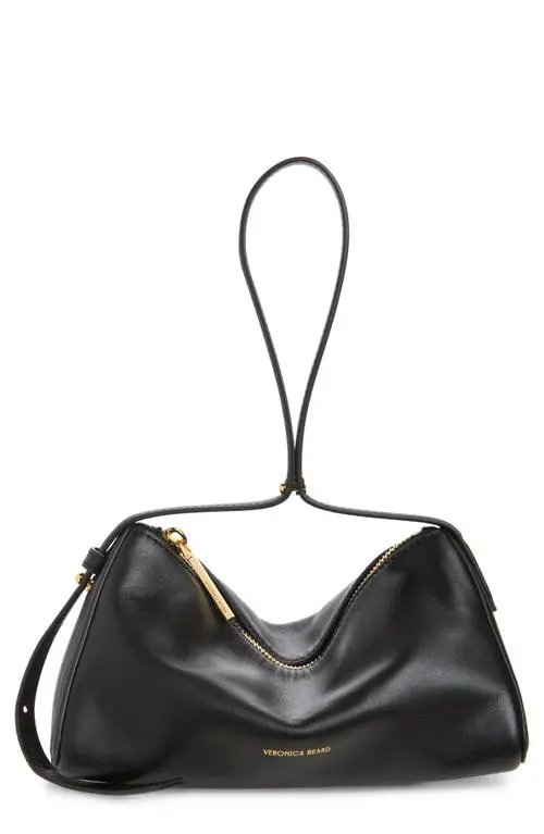 Veronica Beard Leather Shoulder Bag - Black