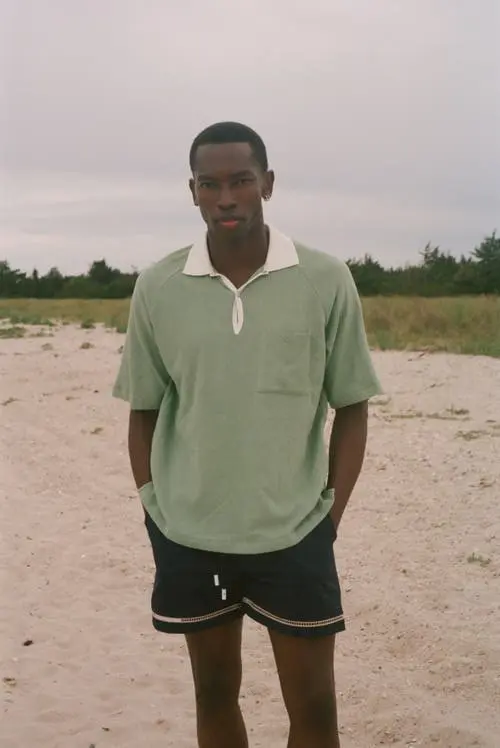 TOMBOLO Raglan Terry Polo