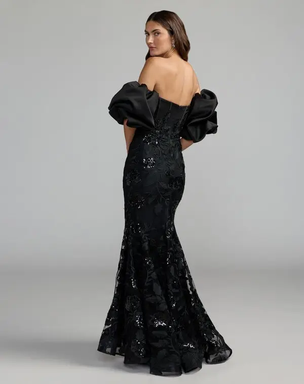 Mac Duggal Off-the-shoulder Gown