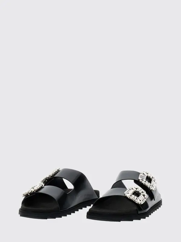 ROGER VIVIER Slidy Leather Sandal