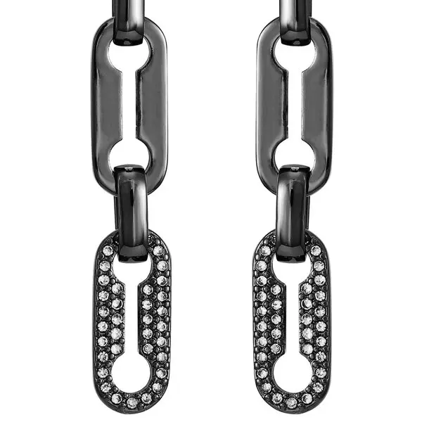 Vince Camuto Tone Link Dangle Drop Earrings