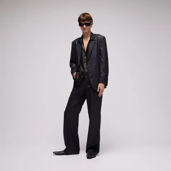 Gucci Pinstriped Wool Blend Pants