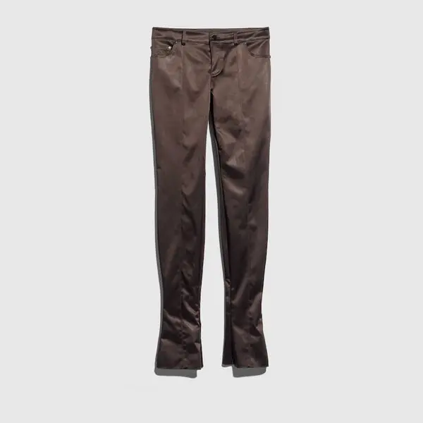 Gucci Stretch Acetate Duchesse Pants Ready-to-wear - Brown