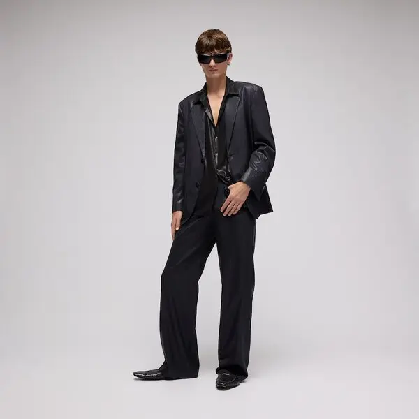 Gucci Pinstripe Wool Blend Jacket
