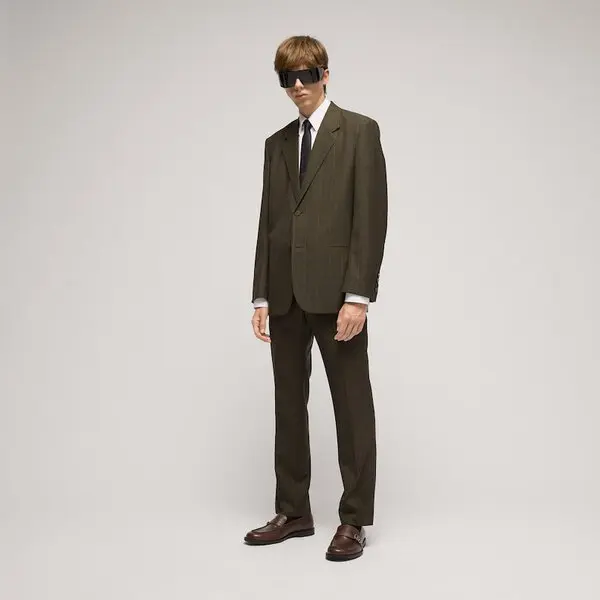 Gucci Prince Of Wales Wool Jacket